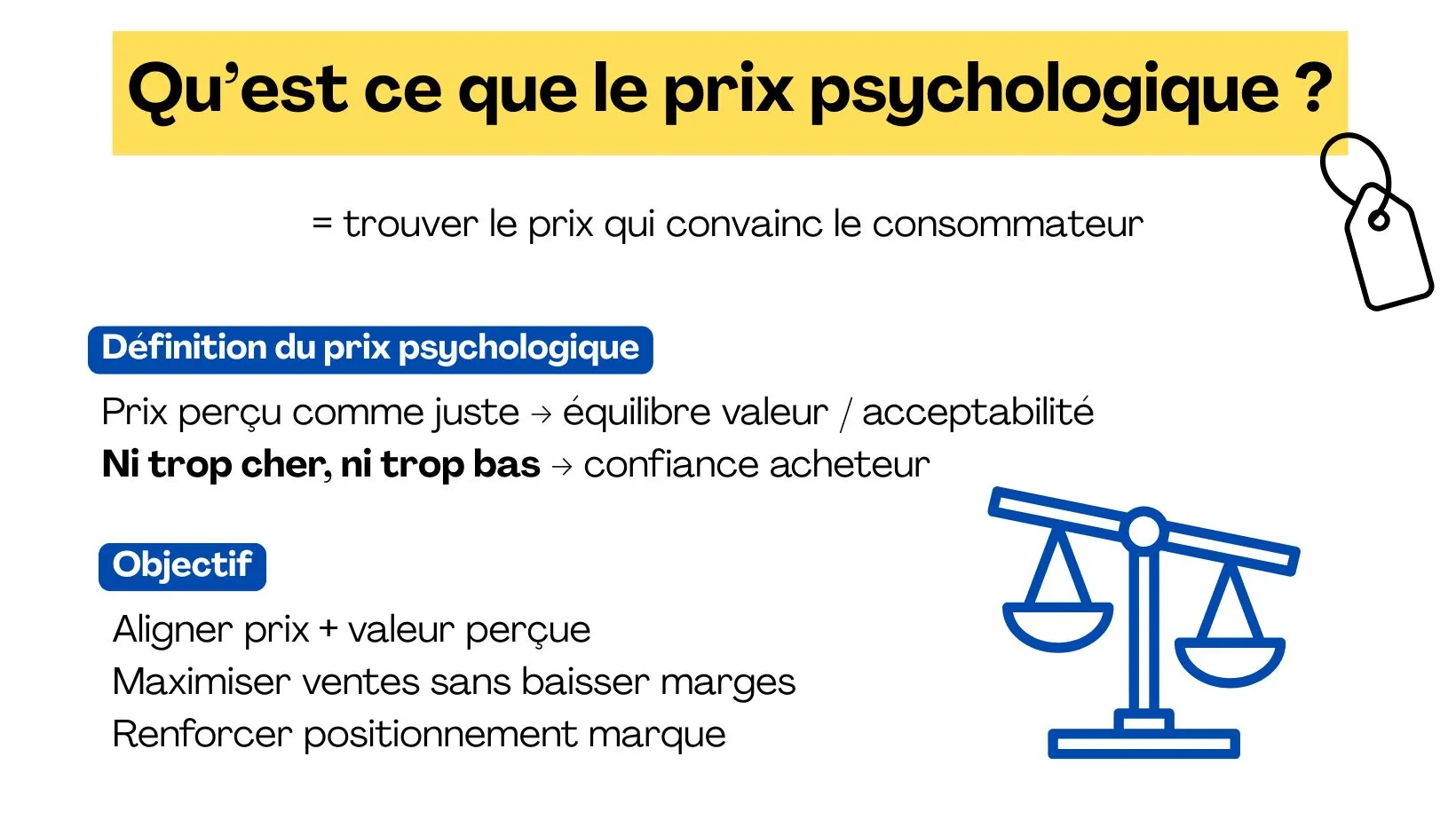 Prix psychologique : définition, calcul et exemples
